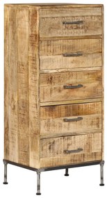 Komoda se zásuvkami 45 x 35 x 106 cm masivní mangovníkové dřevo 247806