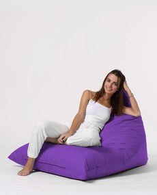 Atelier del Sofa Zahradní sedací vak Pyramid Big Bed Pouf - Purple, Purpurová