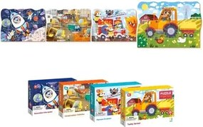 DODO Puzzle Doprava: Výlet do vesmíru / 30 dílků / 27 x 20 cm