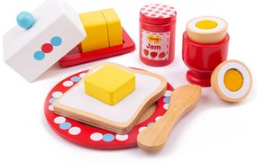Bigjigs Toys Dřevěný set snídaně