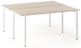 NARBUTAS - Dvoumístný pracovní stůl ZEDO 160x144,5 cm