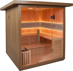 BPS-koupelny Finská zahradní sauna  180x180, 4-6 osoby