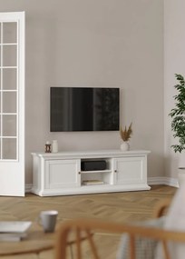 TV stolek, bílá, PARIS 77810