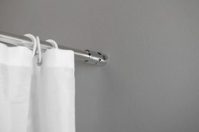 Aqualine, WALK-IN stěna k instalaci na zeď se vzpěrou, jednodílná, 1000 mm, čiré sklo, WI101