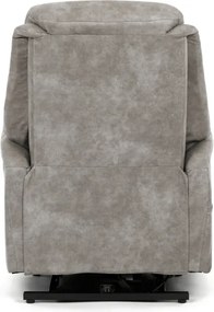 Polohovací křeslo šedé, elektrické TV-Q8575 GREY3