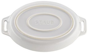 Staub keramická zapékací mísa oválná 23 cm/1,1 l bílá, 40511-158
