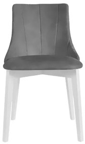 Jídelní židle STRAKOŠ DM61/N - bílá, RIVIERA 91