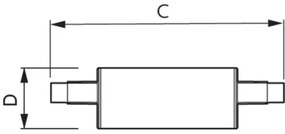 LED žárovka R7s 78mm Philips 7,5W (60W) teplá bílá (3000K)