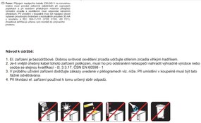 INTEDOOR zrcadlo s LED osvětlením LI4 ZS 70/70 TF