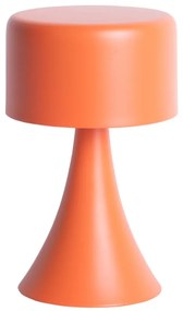 Time for home Oranžová kovová stolní LED lampa Reno