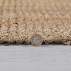 Flair Rugs koberce Kusový koberec Sarita Jute Boucle Natural - 200x290 cm