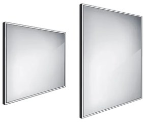Nimco Černé LED zrcadlo 800x700 - ZPC 13003-90