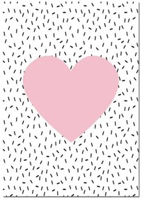 Plakát Pink Heart