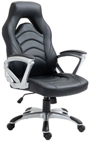 Bhm germany Kancelářská židle Foxton, syntetická kůže, černá