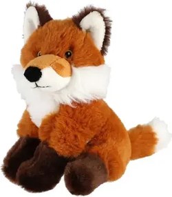 TEDDIES Plyšová liška sedící 17 cm / od 0 měsíců