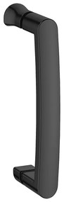 Čtvercový sprchový kout s posuvnými dveřmi SUNDIS BLACK 1900 mm 870–890 494 Transparent S Černý elox SUNDIS BLACK/900 N0789