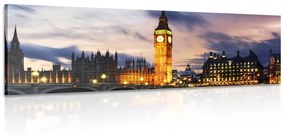 Obraz noční Big Ben v Londýně - 135x45 cm