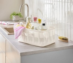 Tchibo - Skládací úložný box - barva: béžová