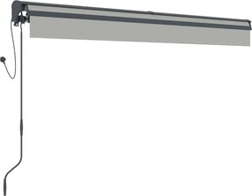 Elektrická markýza BestBerg BBSU-E350LG / 350 x 300 cm / světle šedá