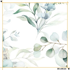 Malvis ® Vzorovaná tapeta Rostliny vodovkami Vel. (šířka x výška): 144 x 105 cm