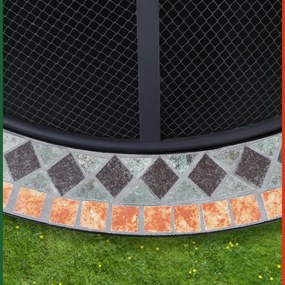 Zahradní ohniště Porter 76 cm černé