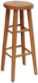 ImportWorld Barová stolička Marquez masiv v80 cm (Barva dřeva: Šedá)