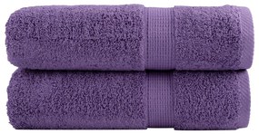 Premium ručníky SOLUND 2 ks fialové 50 x 100 cm 600 g/m² 137353