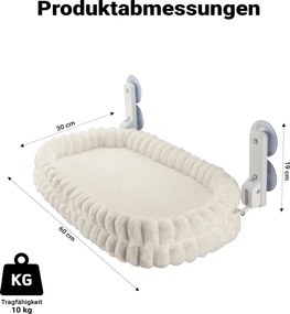 Škrabadlo pro kočky Wiltec – 30 × 60 cm, 10 kg, béžová (65952)