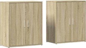 Příborníky 2 ks dub sonoma 60 x 31 x 70 cm kompozitní dřevo 3276541