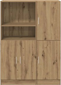 Sada 2 kusů kuchyňských skříněk dub artisan kompozitní dřevo 3324150