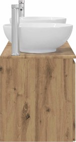 Sada koupelnových skříněk 3 ks Dub artisan 49,5 x 44,5 x 65 cm 3405706