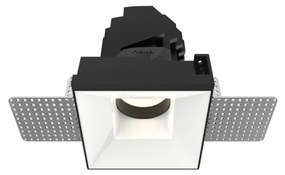 Bezrámečkové vestavné nastavitelné svítidlo Sense Square Trimless Black Délka strany: 94 mm, Teplota chromatičnosti / Stmívání: 4000 Kelvinů /…