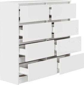 Příborník bílý 100x35x99 cm kompozitní dřevo 3328489