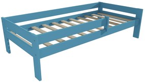 Vomaks Dětská postel DP 018 se zábranou Rozměr: 80 x 200 cm, Barva: barva modrá