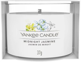 Yankee Candle –  votivní svíčka ve skle Midnight Jasmine (Půlnoční jasmín), 37 g