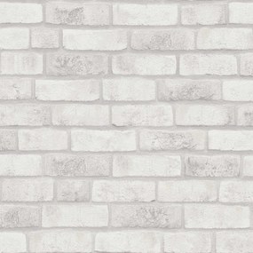 Vliesová tapeta cihly, krémová, bílá, 388123 / Tapety na zeď 38812-3 Bricks &amp; Stones (0,53 x 10,05 m) A.S.Création