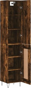 Skříň highboard kouřový dub 34,5 x 34 x 180 cm kompozitní dřevo 3199142