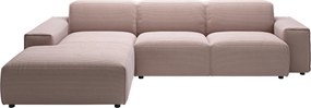 XXXLutz ROHOVÁ SEDAČKA, textil, růžová Livetastic - Sedací soupravy - 001581035506