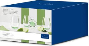 Villeroy&Boch Colourful Life Green Apple Sada sklenic na vodu, 4x0,42 l