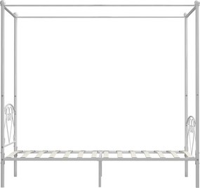 Rám postele s nebesy bílý kovový 120 x 200 cm 284428