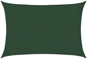 Stínící plachta 160 g/m² tmavě zelená 2 x 3 m HDPE 311447