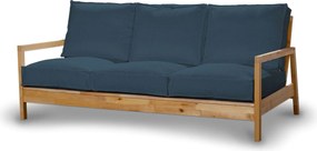 Potah na pohovku IKEA  Lillberg 3-místná nerozkládací barva modrá látka pletený vzor