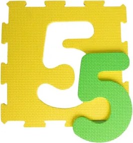 TEDDIES Pěnové puzzle Čísla 10 ks / Pěna / 2+