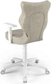 Ergonomická židle k psacímu stolu do dětského pokoje BÉŽOVÁ Zvolte rozměr: dítě 159 - 188 cm (výška stolu 71 - 82 cm)