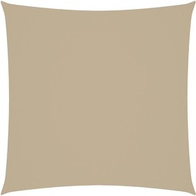 Stínící plachta oxfordská látka čtvercová 2,5 x 2,5 m béžová 135136