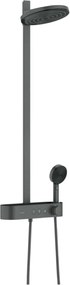 Hansgrohe Pulsify S - Sprchový set s termostatem, průměr 26 cm, 3 proudy, EcoSmart, kartáčovaný černý chrom 24241340