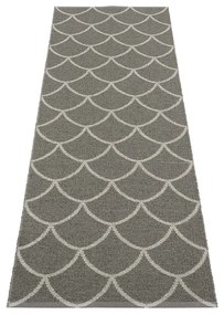 Vinylový koberec Pappelina KOTTE Charcoal/Warm Grey velikost: 70x300cm