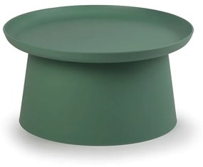 Plastový kávový stolek FUNGO průměr 700 mm, zelený