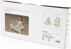 Dřevěná postýlka pro panenky Viga 44235 PolarB