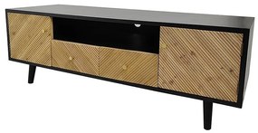 TV stolek Vermont 140x46x47 black/wood